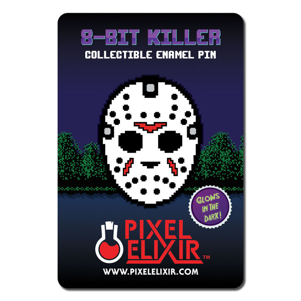 8-Bit Killer Retro NES 80s Horror Slasher Video Game Enamel Pin - Pixel ...