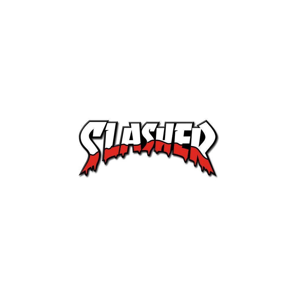Slasher Logo Pin - Pixel Elixir